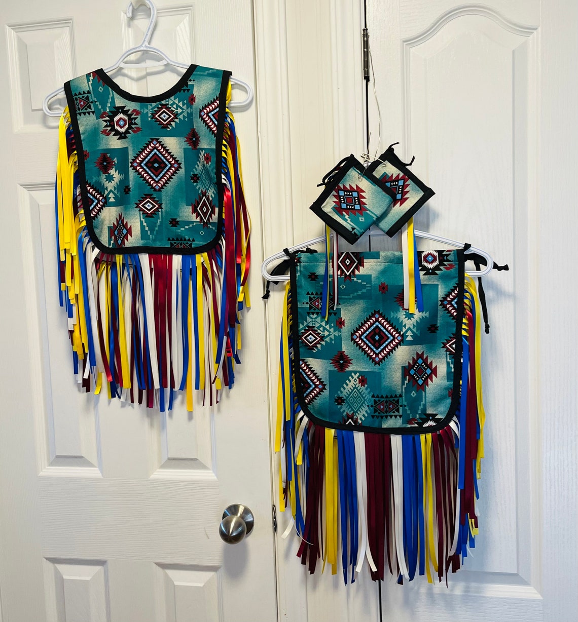 Boys Fancy Dance Regalia. 100% Cotton With Satin Ribbon for That ...
