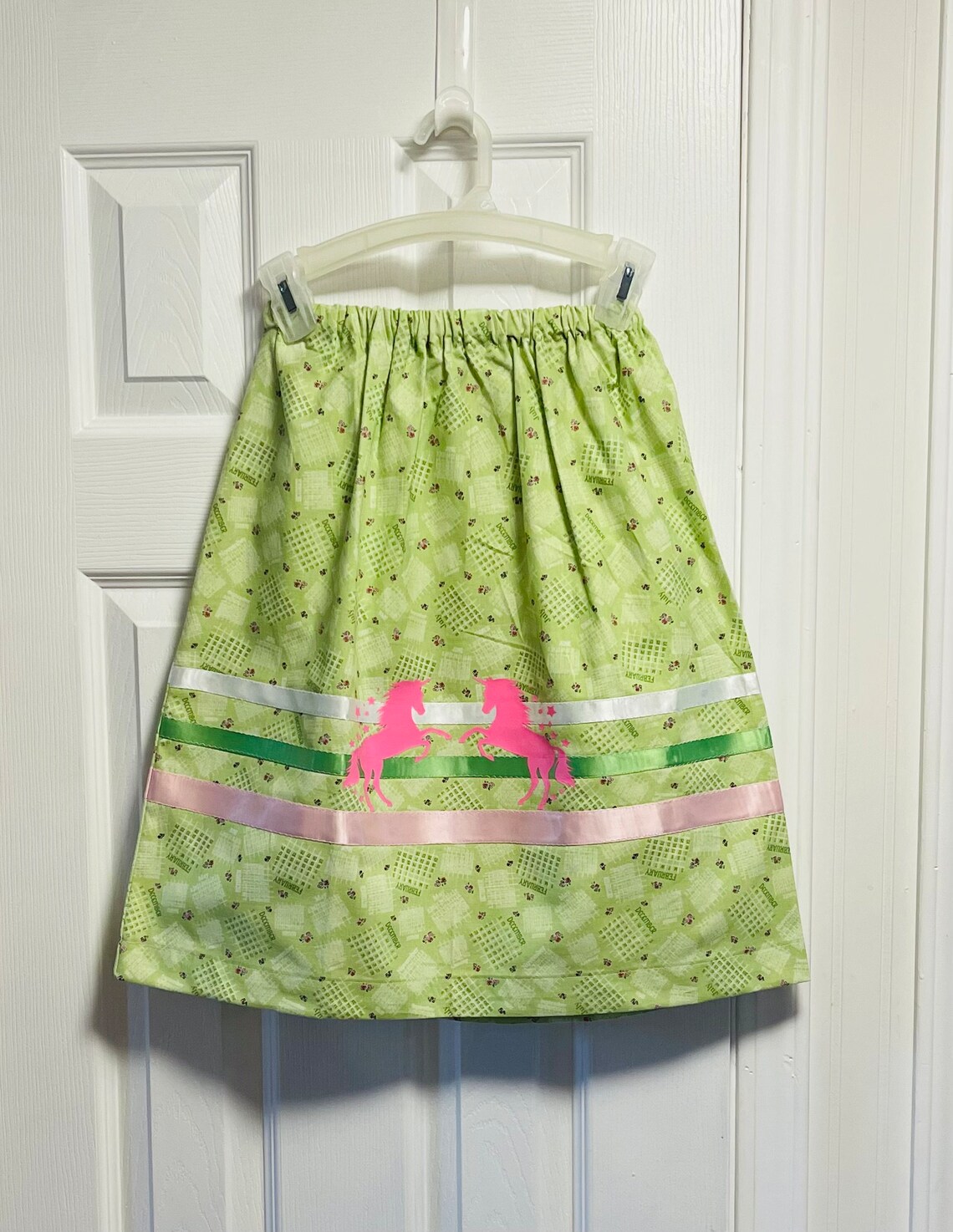 Girls Traditional Festive Metis Ribbon Skirt, 100% Cotton With Satin ...
