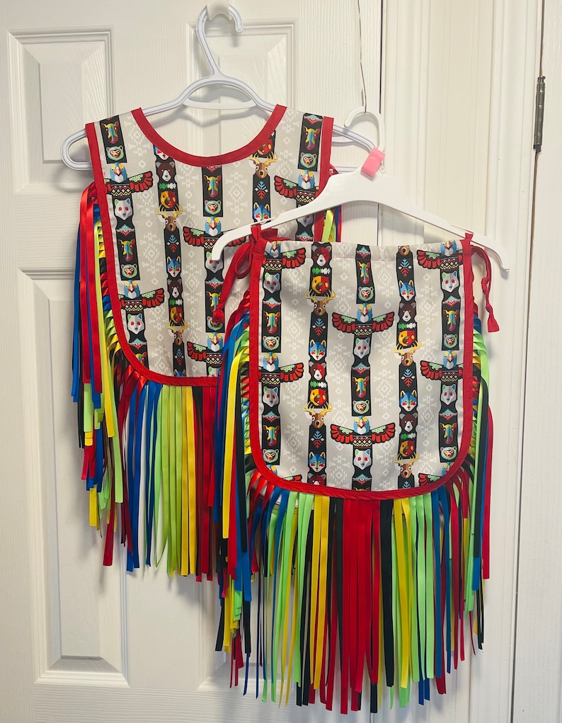 Boys Fancy Dance Regalia. 100% Cotton With Satin Ribbon for That ...