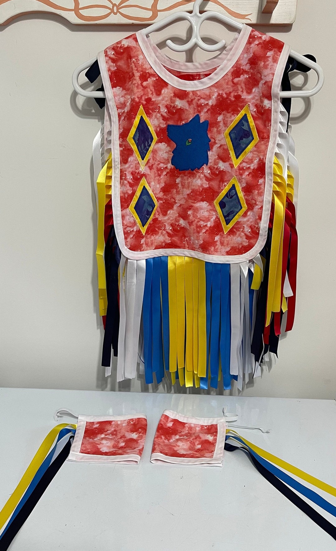 Boys Fancy Dance Regalia: Handmade Cotton Ribbon Outfit - Etsy Canada