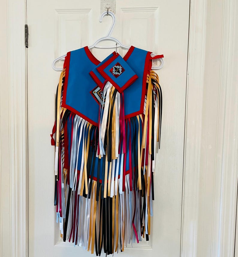 Boys Fancy Dance Regalia: Indigenous Pow Wow Outfit, Handmade Cotton ...