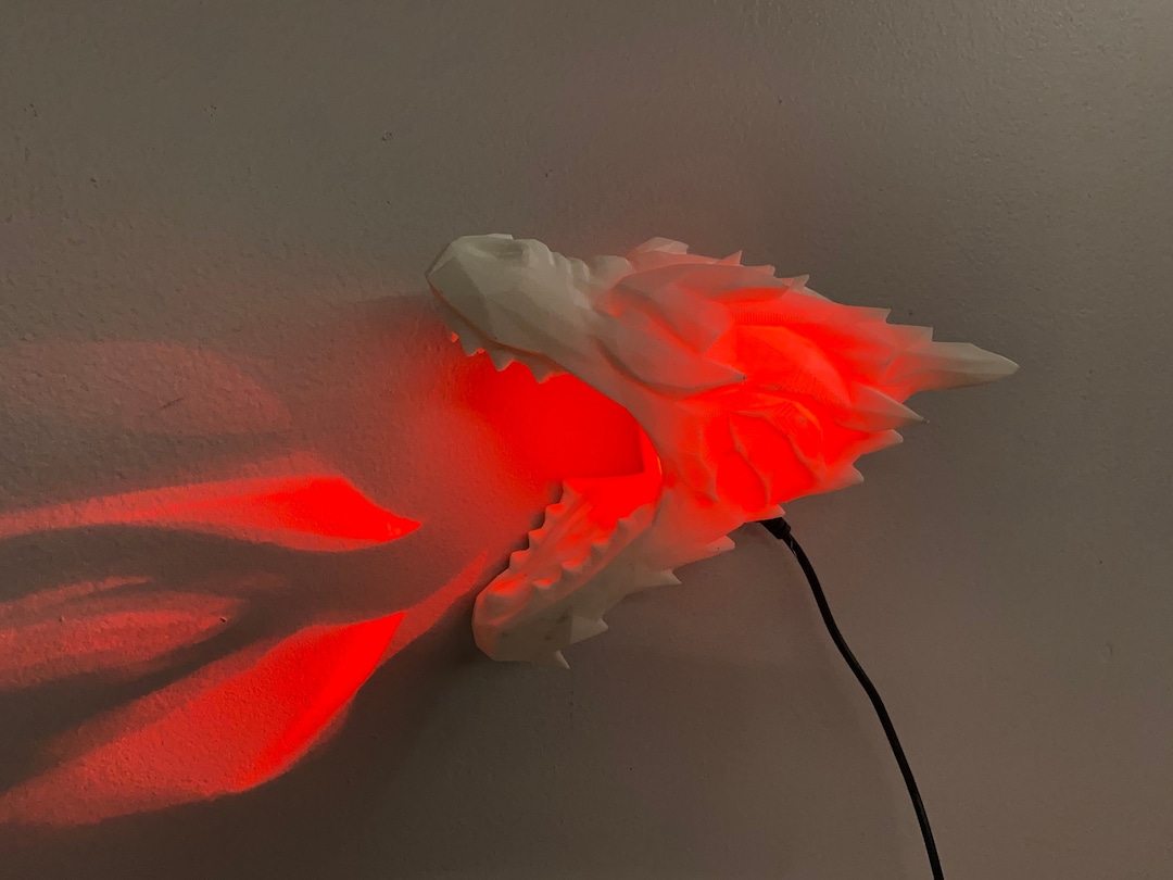 Mythic Dragon Wall Light - Etsy