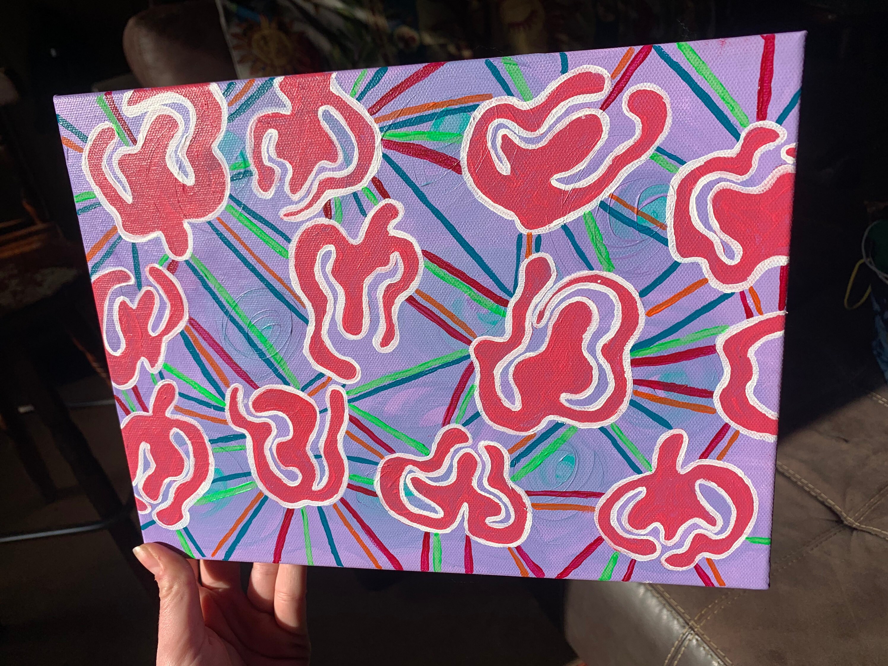 Original Abstract Painting Connections - Etsy