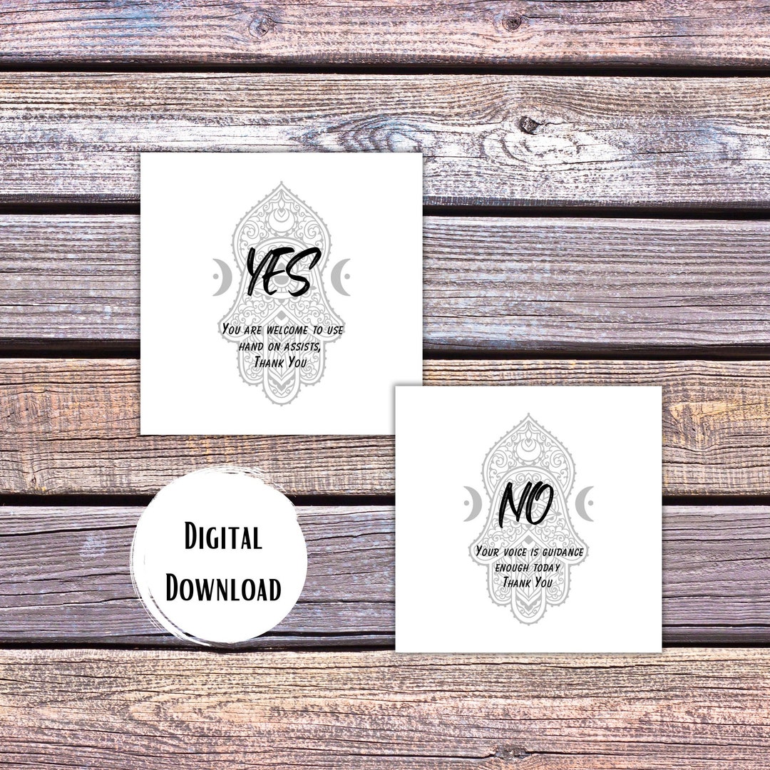 Yoga Consent Cards, Yoga Teachers, Yoga Tools, Assist and Adjust Cards ...