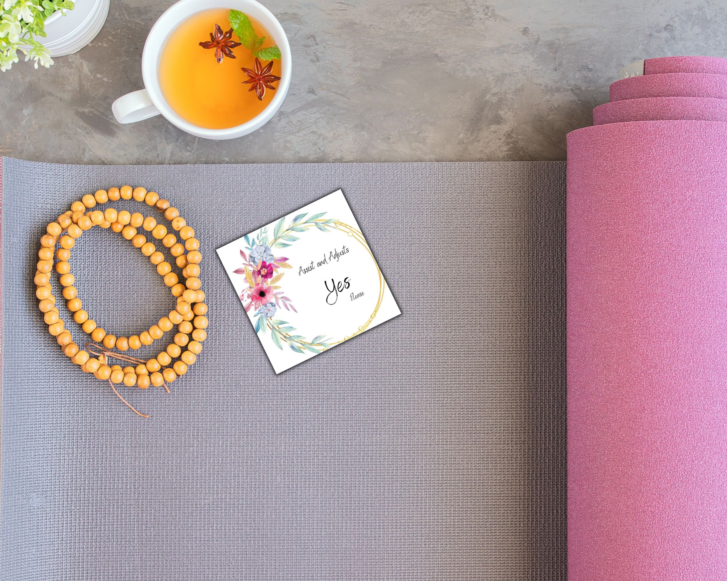 Yoga Consent Cards, Yoga Accessory, Yoga Teachers, Yoga Tools, Assist ...