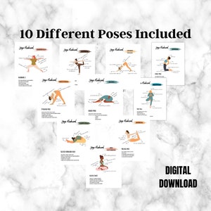 Yoga Cards, Yoga Pose Cards, Cueing Cards, Asana Cards, Yoga Flashcards ...
