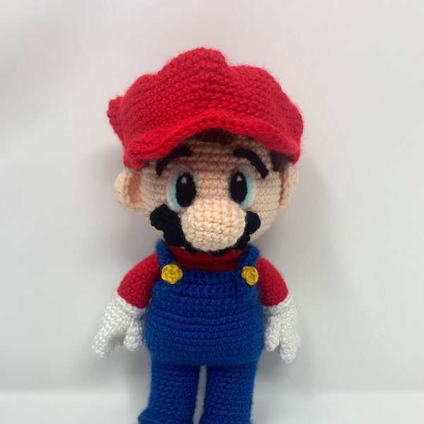 Crochet Mario - Etsy