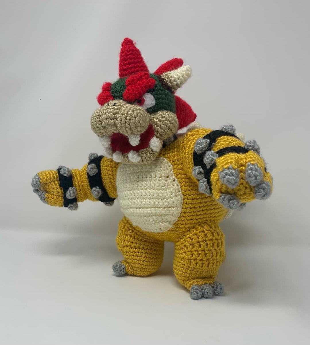 Bowser Plush Crochet Doll - Etsy