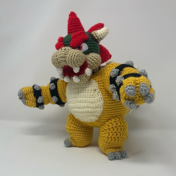 Crochet Bowser Plush Pattern - Etsy
