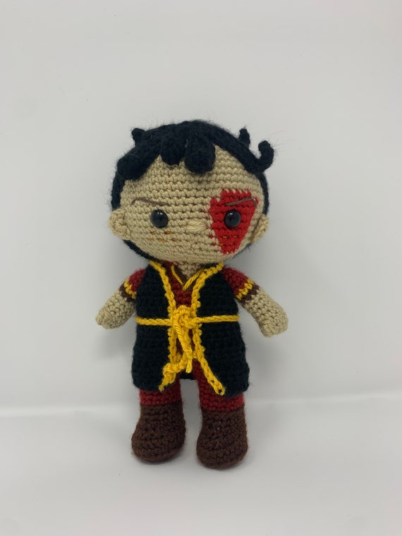 Zuko Doll Plush Crochet Doll Avatar the Last Airbender | Etsy