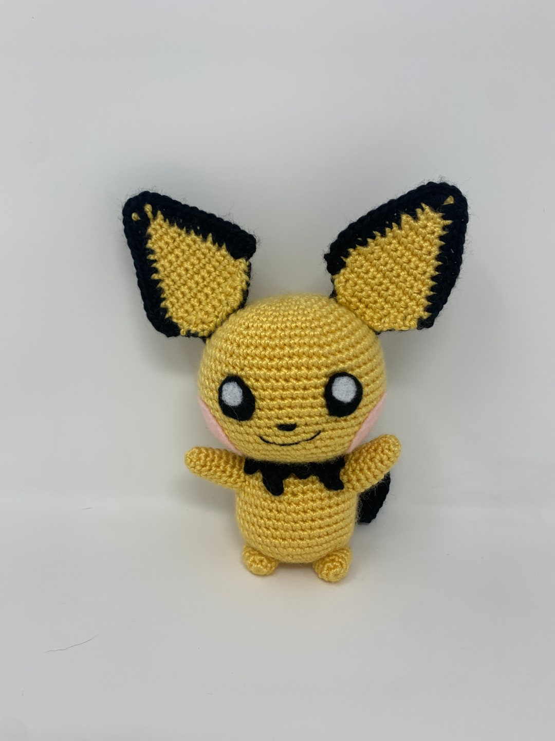 Pichu the Pokemon Plush Crochet Doll - Etsy