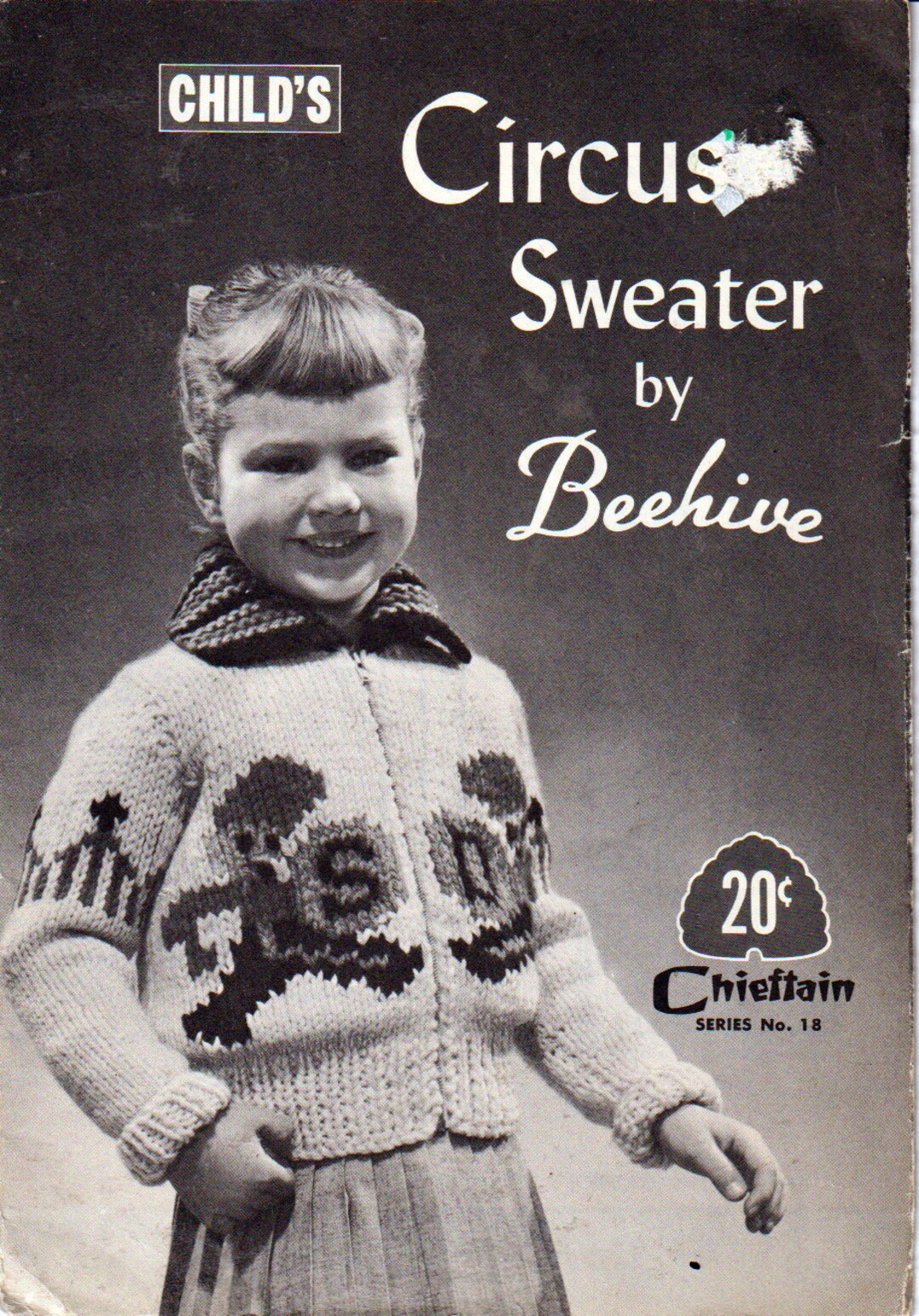 Beehive Knitting Pattern Circus Sweater Original - Etsy