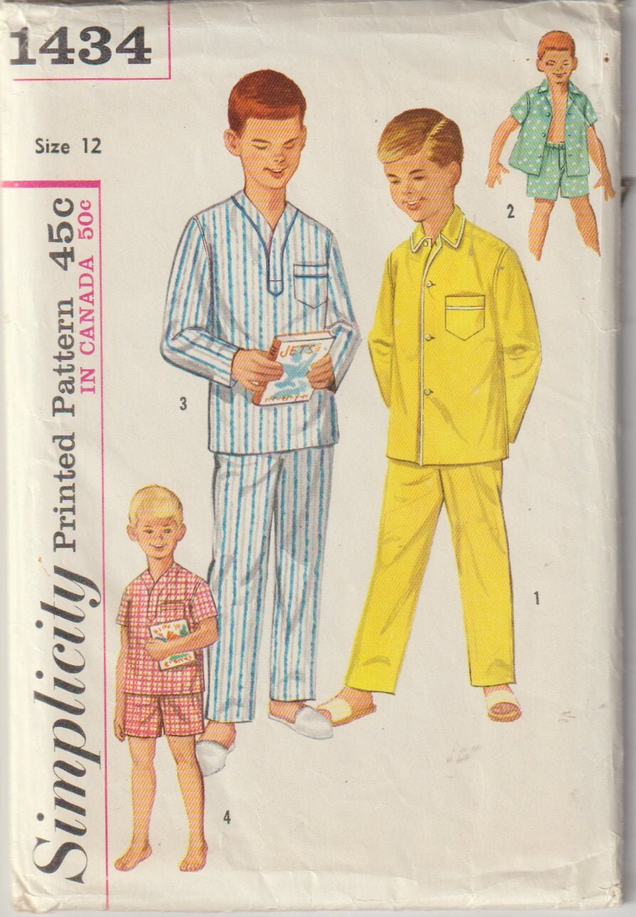 Simplicity Sewing Pattern 1434 Original - Etsy