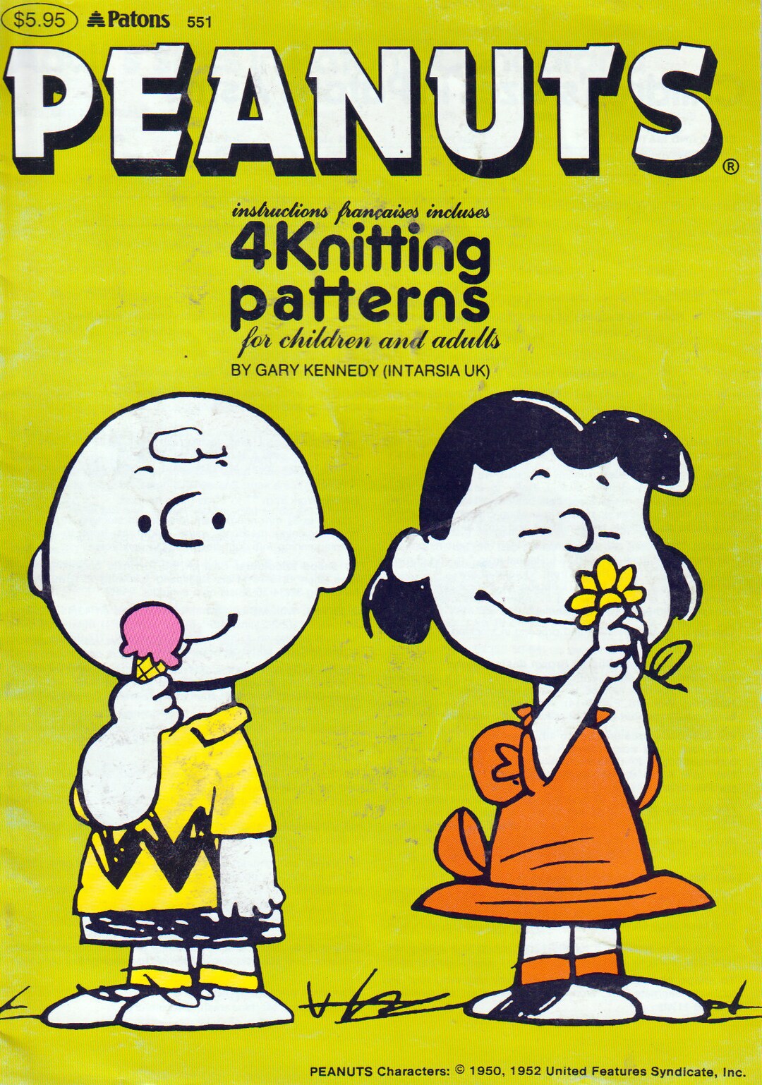 Peanuts Knitting Patterns Original - Etsy