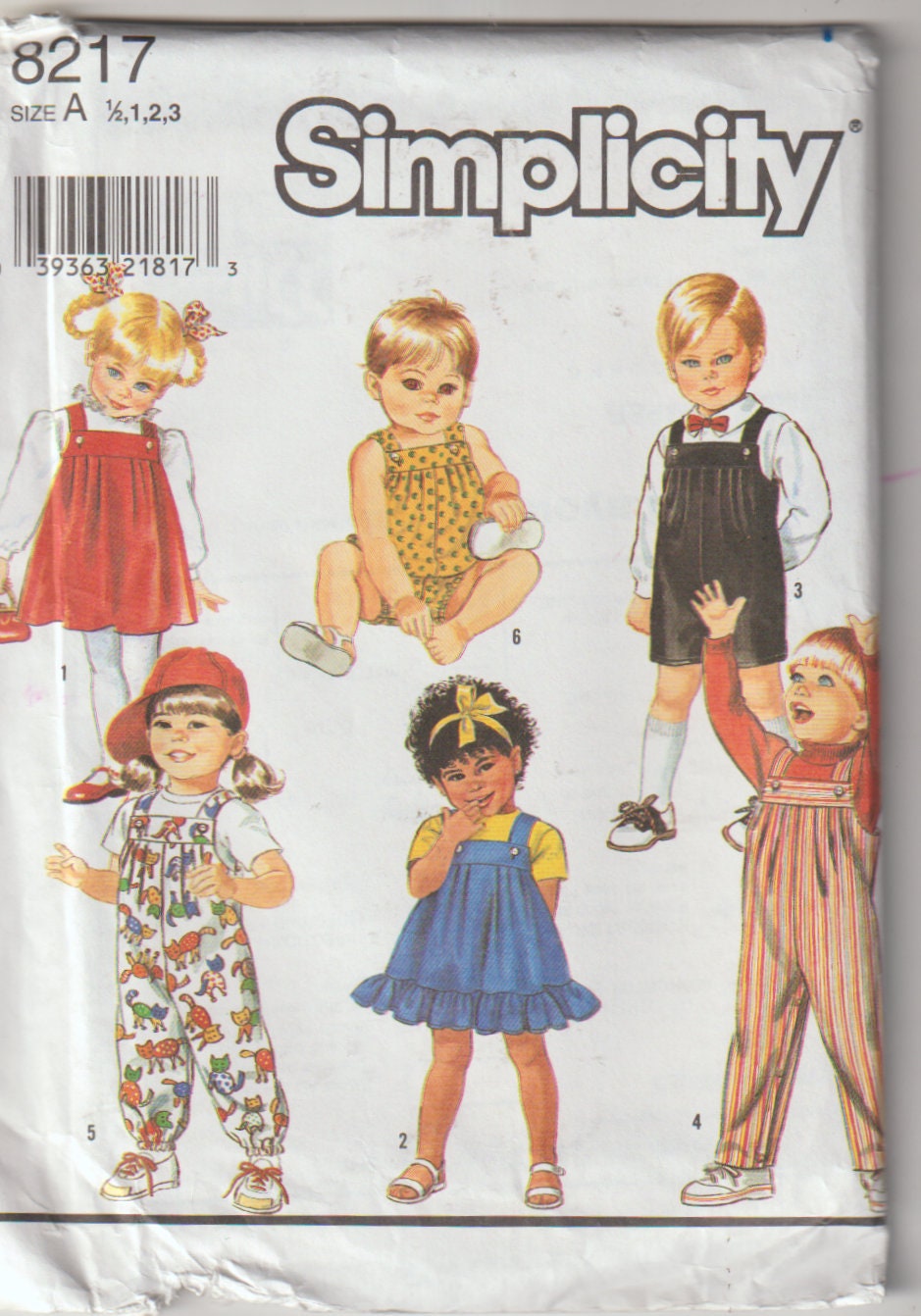 Simplicity Sewing Pattern # 8217 Original Kits & How To Sewing etna.com.pe