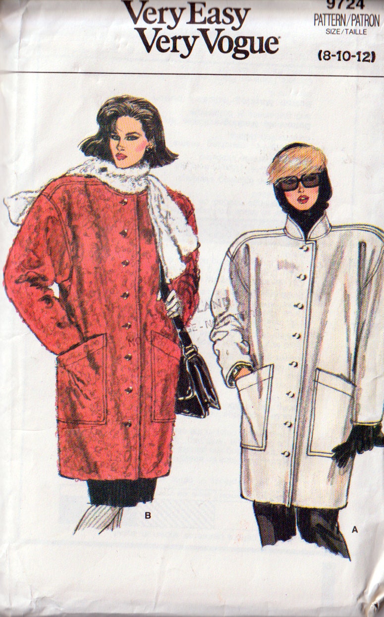 Vogue Sewing Pattern 9724 Original - Etsy
