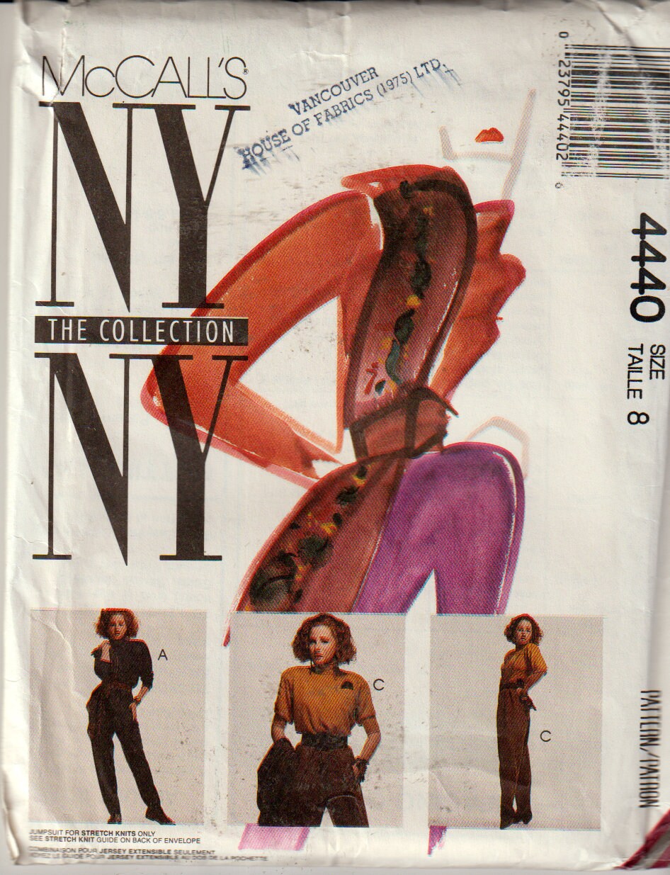 Mccall's Sewing Pattern 4440 Original - Etsy
