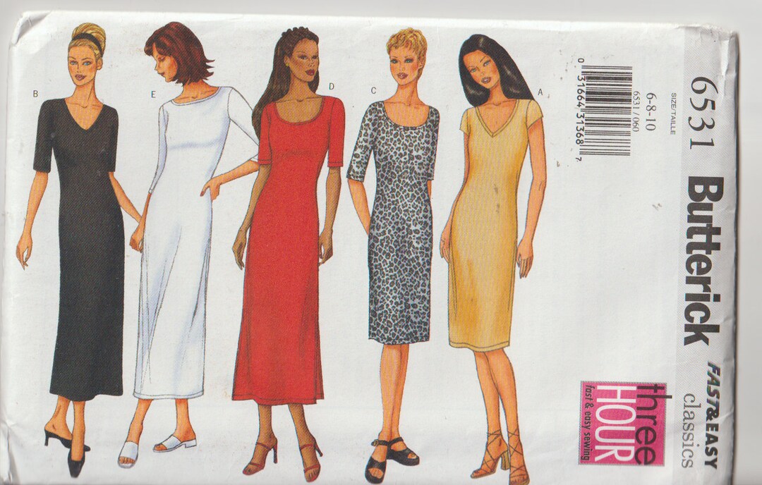 Butterick Sewing Pattern 6531 - Etsy