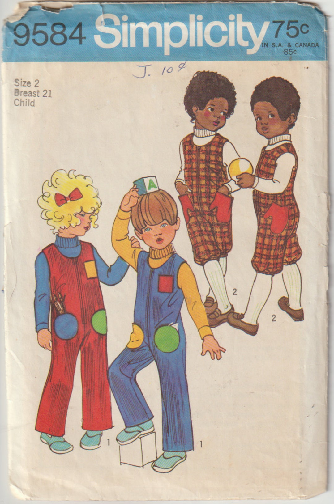Simplicity Sewing Pattern 9584 Original - Etsy