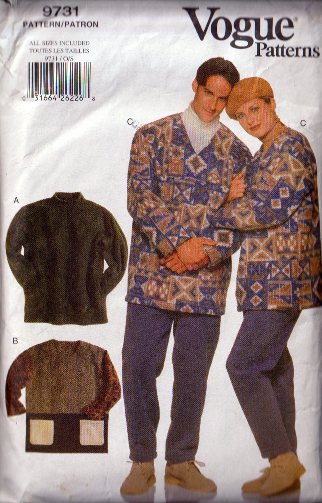 Vogue 9731 Sewing Pattern Original - Etsy