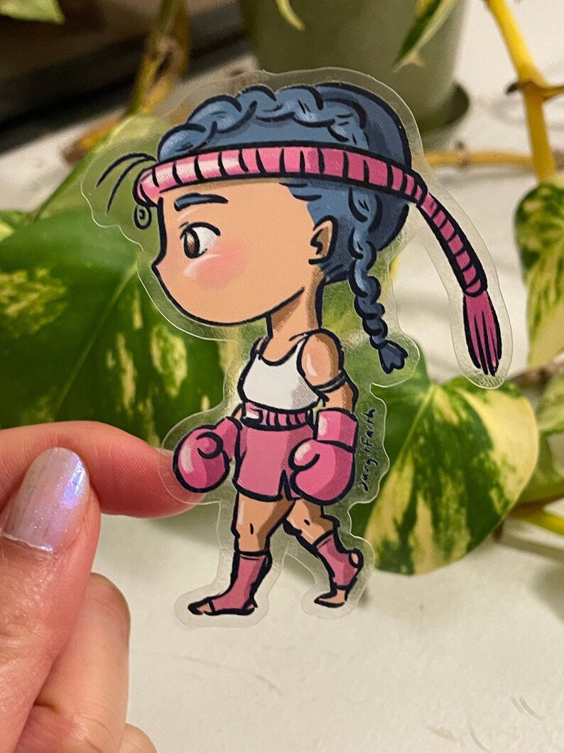 Pink Chibi Walkout Sticker - Etsy