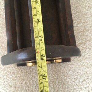 Vintage Colonial / Early American Style Wooden Magazine Rack / - Etsy