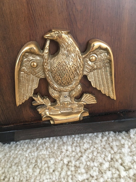 Vintage Colonial / Early American Style Wooden Magazine Rack / - Etsy