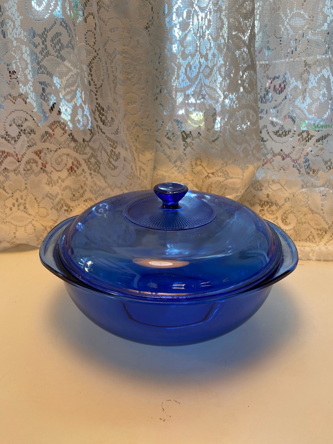 Vintage 2 Qt Blue Pyrex Baking Dish With Matching Lid - Etsy