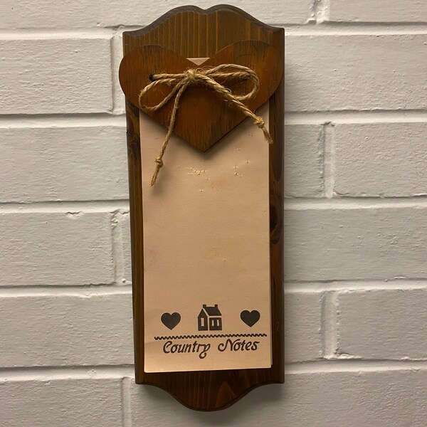 Hanging Note Pad - Etsy