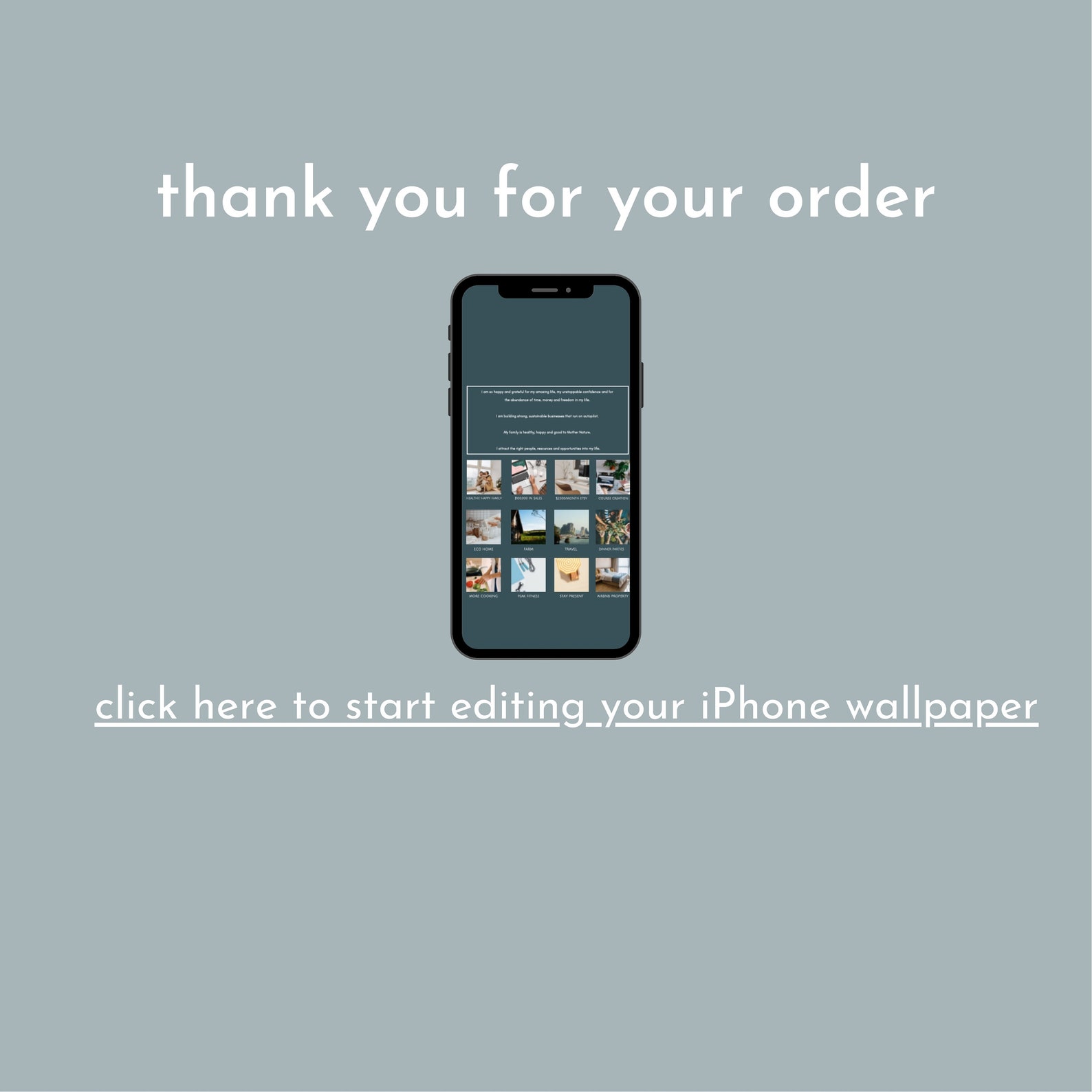 Digital Vision Board // Desktop Wallpaper // iPhone Wallpaper // 2022 ...