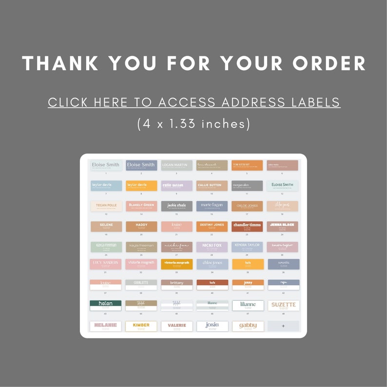 50+ Custom Return Address Labels // Address Sticker // Small Business ...