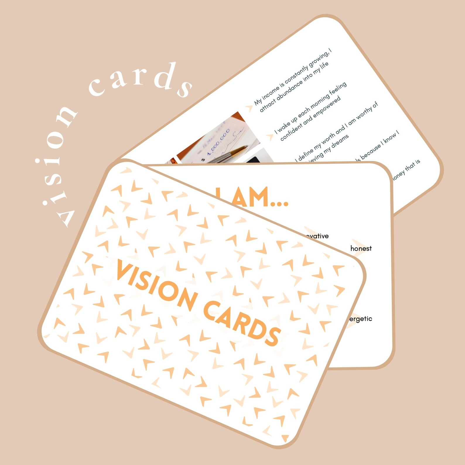Vision Cards // Affirmations // Vision Board // Instant Download ...
