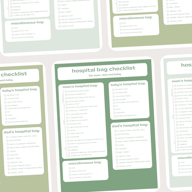 Ultimate Birth Bundle // Visual Birth Plan // Birth - Etsy