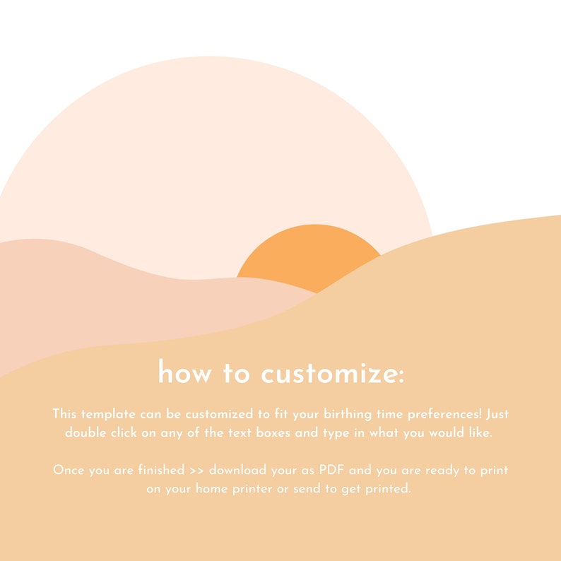 Birthing Time Prep Checklist // Birth Partner Checklist // - Etsy