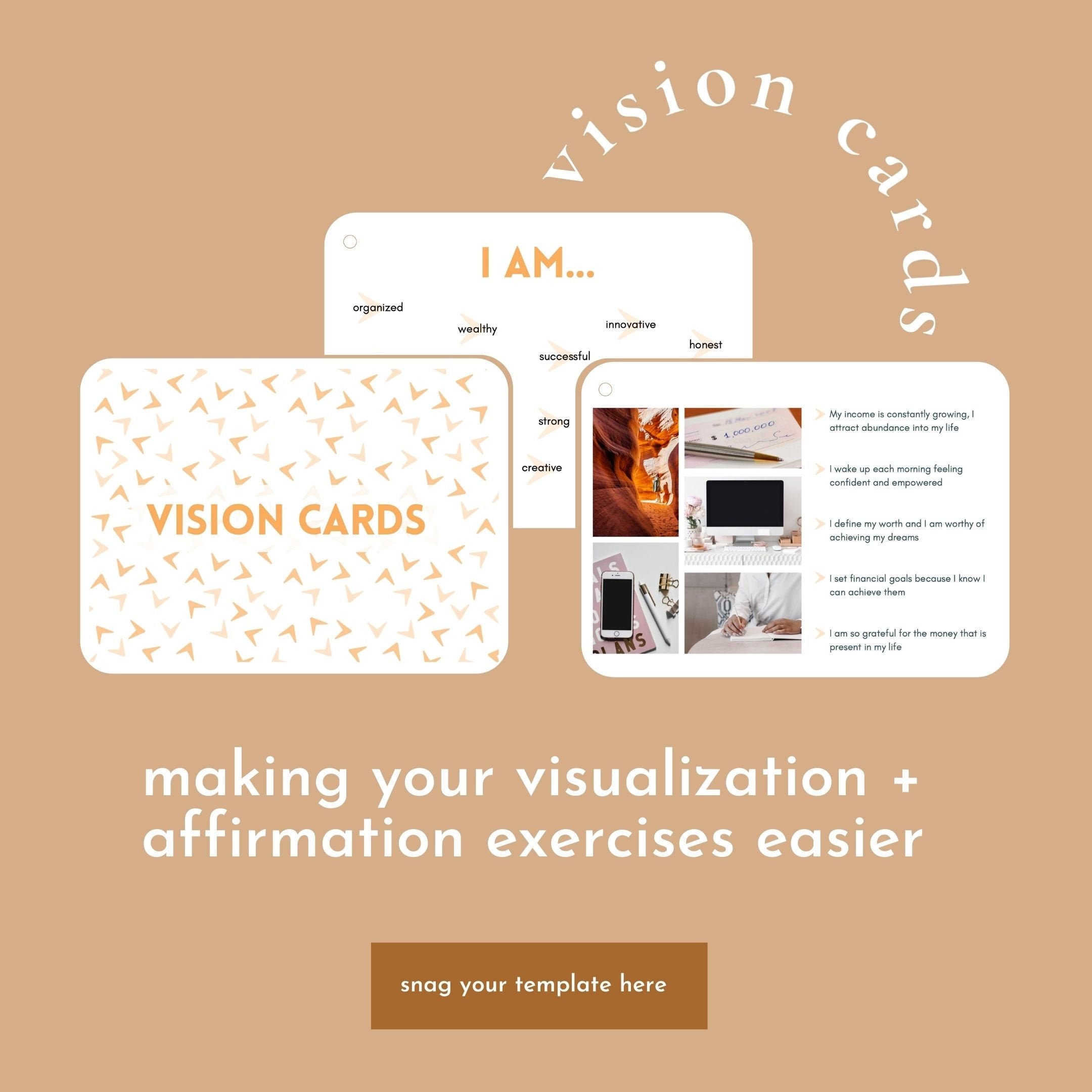 Vision Cards // Affirmations // Vision Board // Instant Download ...