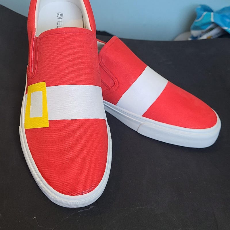 Sonic the Hedgehog Shoes - Etsy