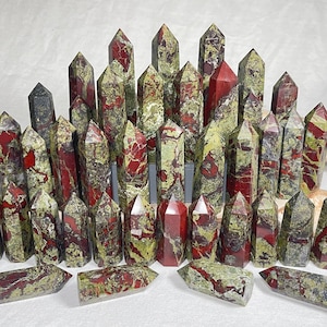 Dragon Blood Jasper Tower/ Point NEW High Quality Dragon Bloodstone 6 ...