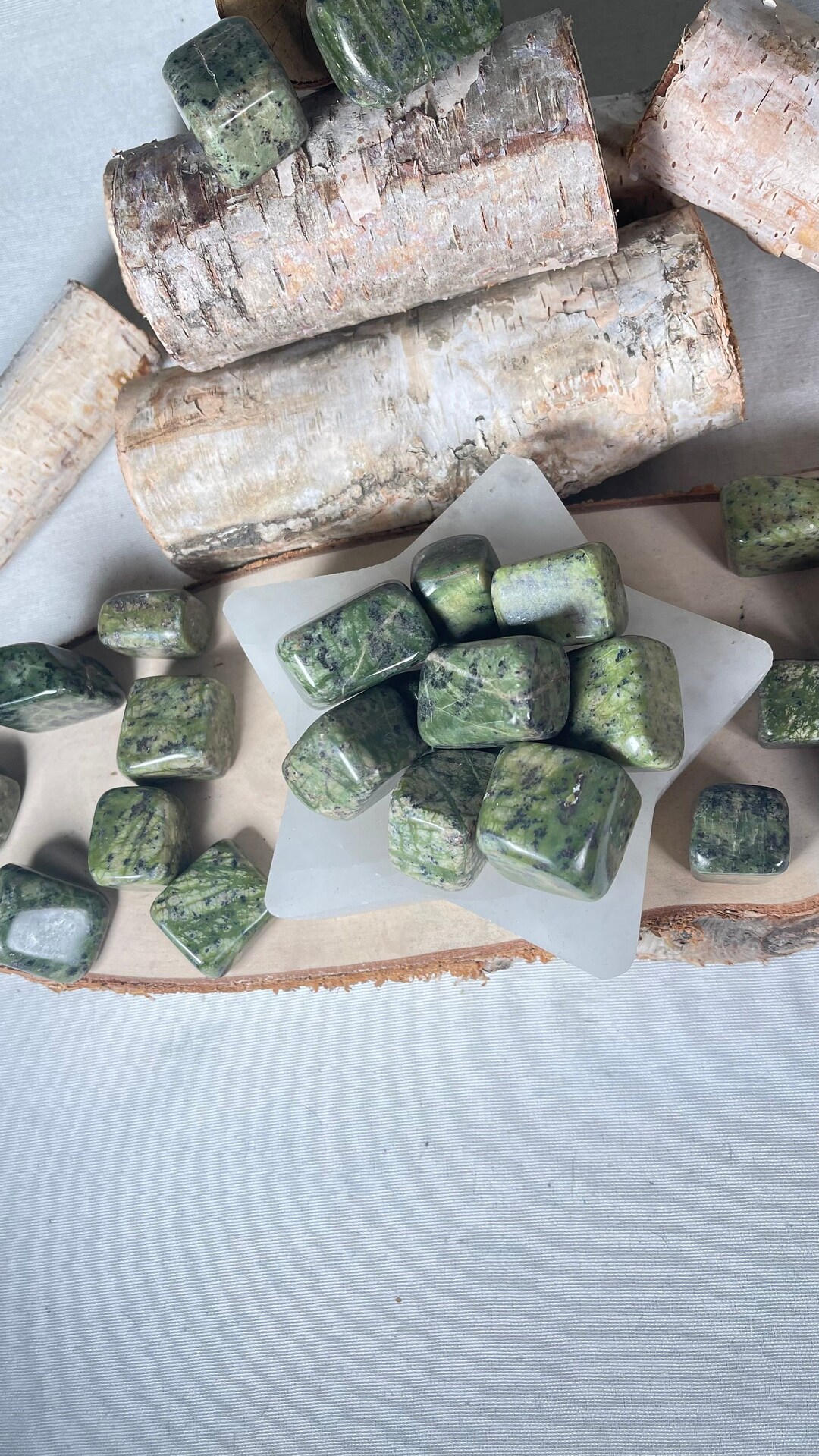 Serpentine Tumbled Stone| Large High Quality (asterite) Serpentine ...