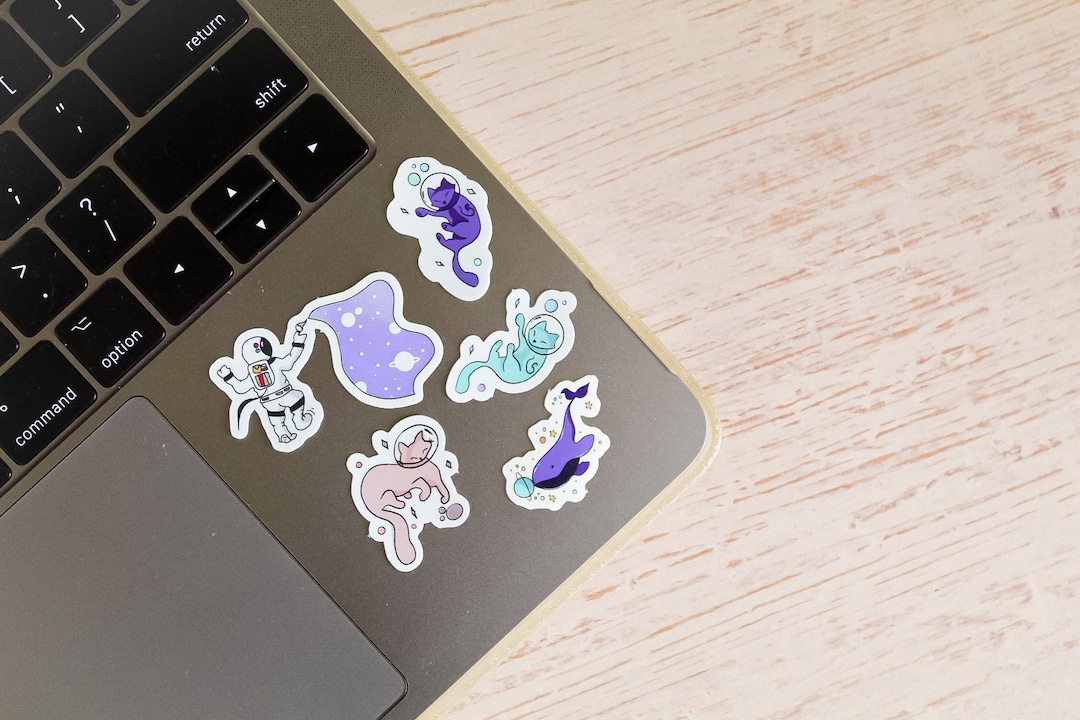Cosmic Confetti Sticker Pack || MINI Vinyl Stickers, Holographic ...