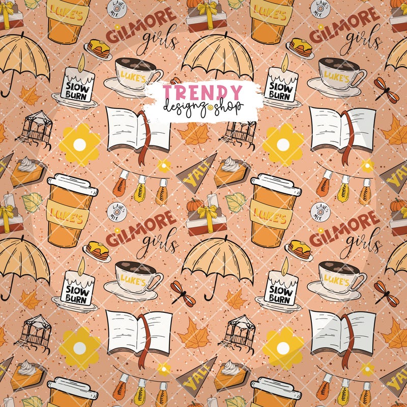 Gilmore Seamless Pattern - Etsy