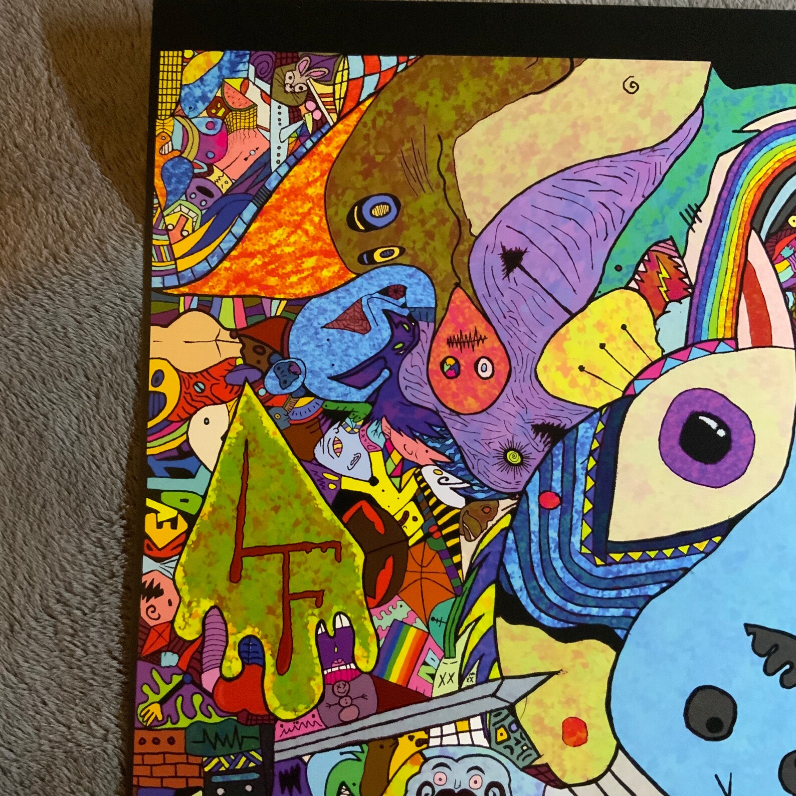 Graffiti art poster print | Etsy