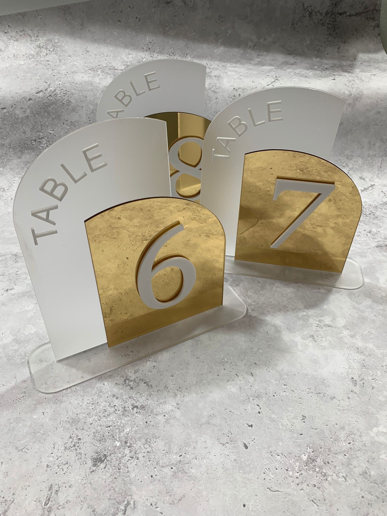 Elaina Collection Luxury Custom Made Double Layer 3D Acrylic - Etsy