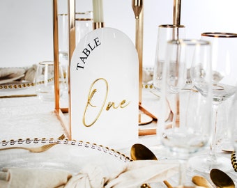 Chloe Collection Acrylic 3D Table Numbers - Etsy