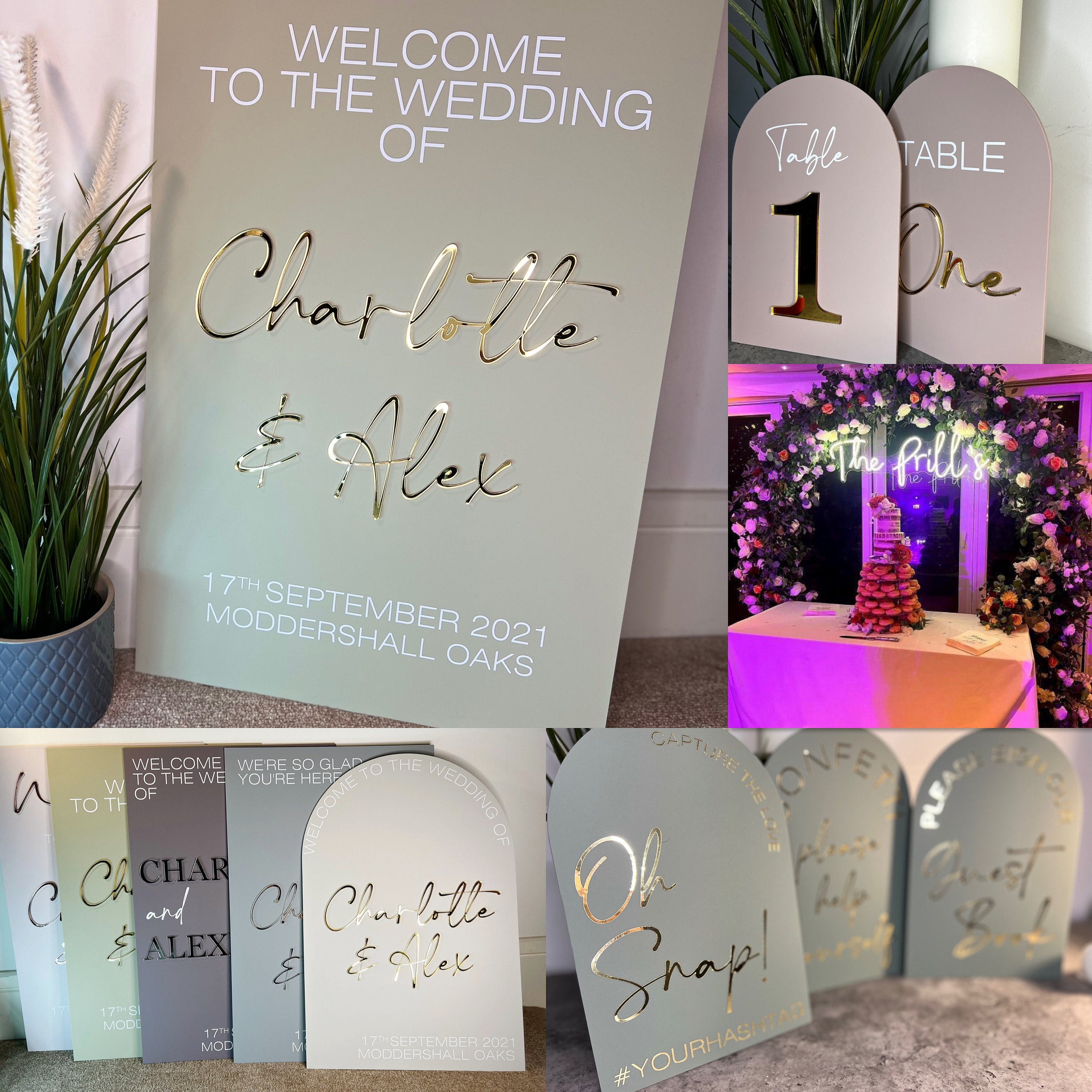 Build Your Custom Wedding Signage Package Today. DEPOSIT ONLY. - Etsy UK