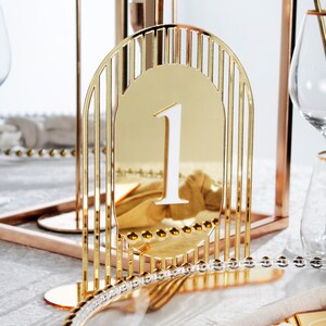 Art Deco Inspired Luxury Acrylic 3D Table Numbers - Etsy