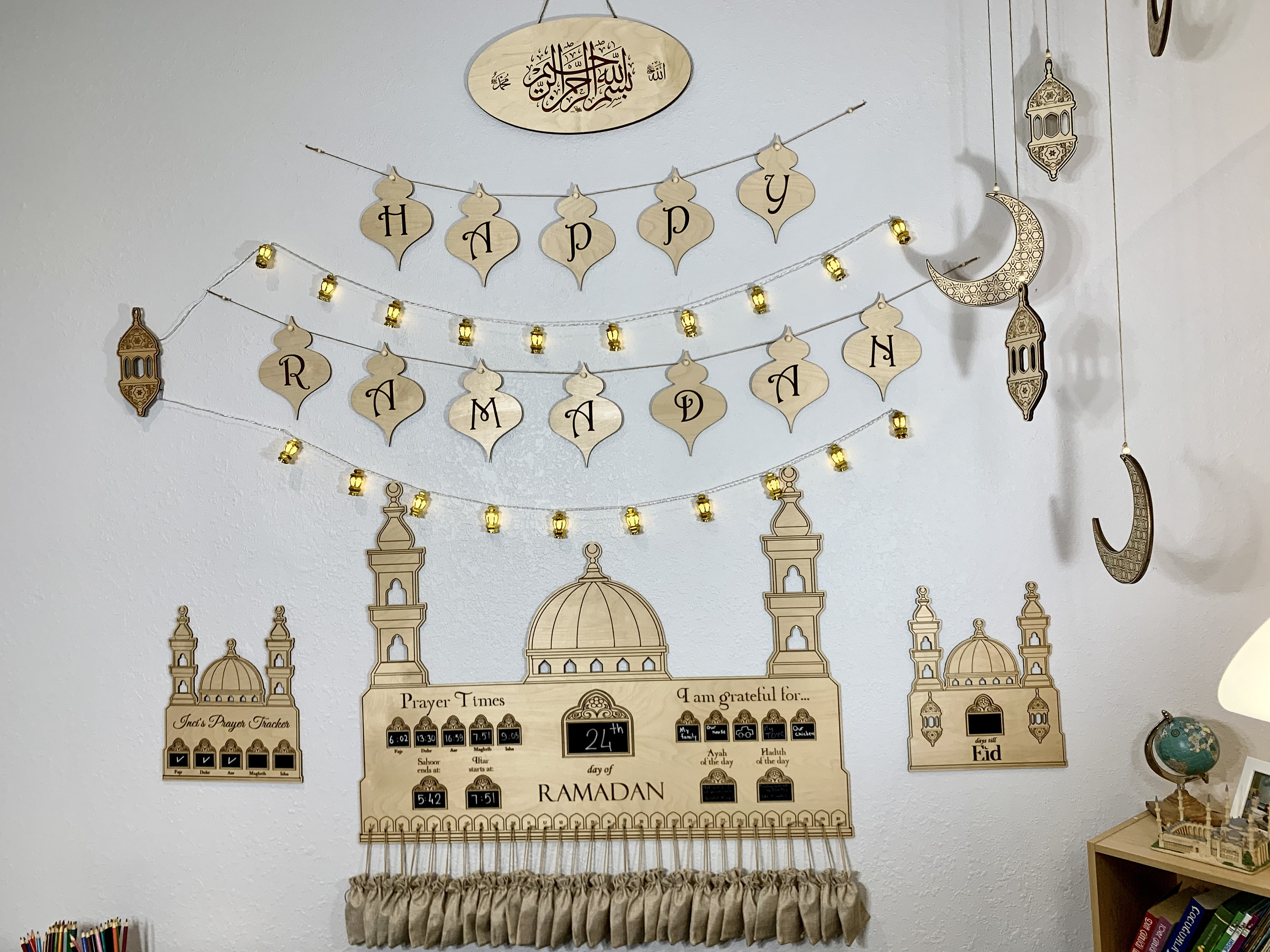 Ramadan Decoration Kids Ramadan Corner, Ramadan Timetable, Gratitude ...
