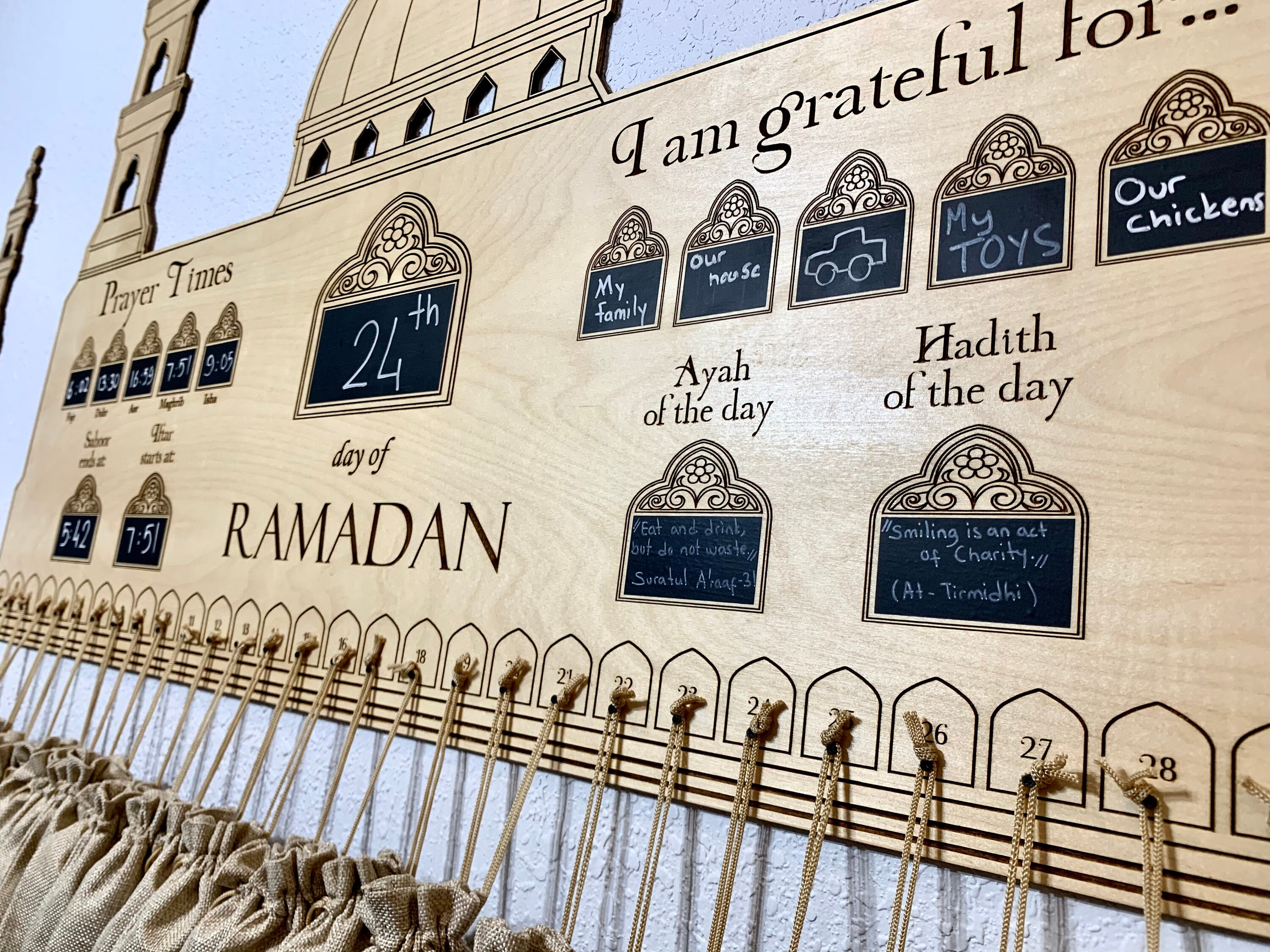 Ramadan Decoration Kids Ramadan Corner, Ramadan Timetable, Gratitude ...