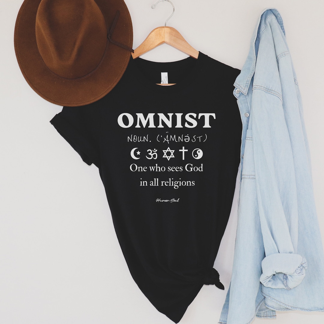 Omnist T Shirt Religious Symbols Art Spiritual Gift - Etsy