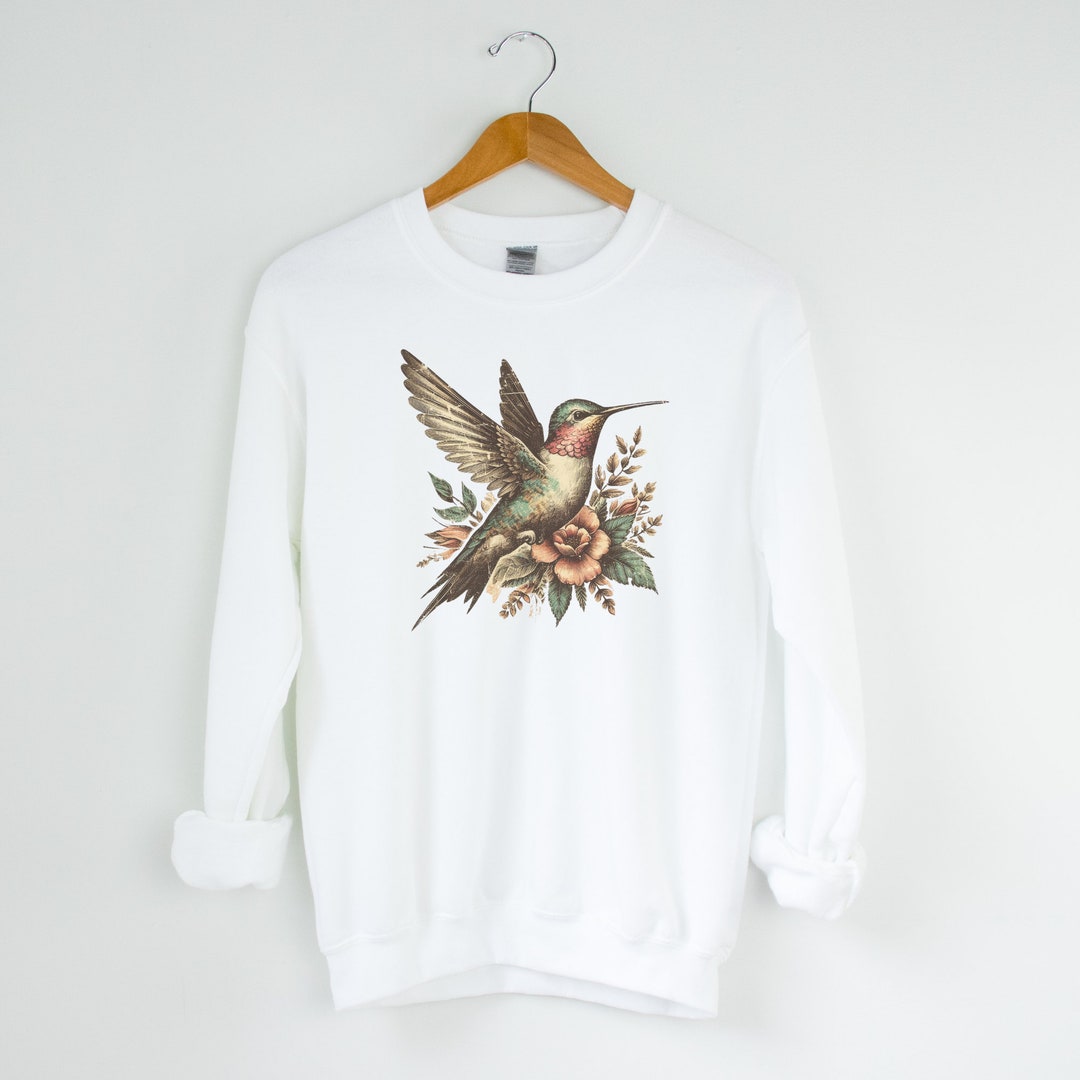 Hummingbird Spirit Animal Relaxed Fit Sweatshirt - Boho Style Clothes ...
