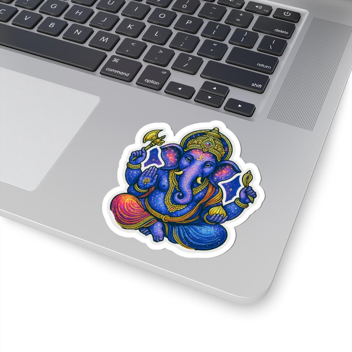 Ganesha Vinyl Sticker: Celestial Galaxy Elephant Art - Hindu Car Decal ...